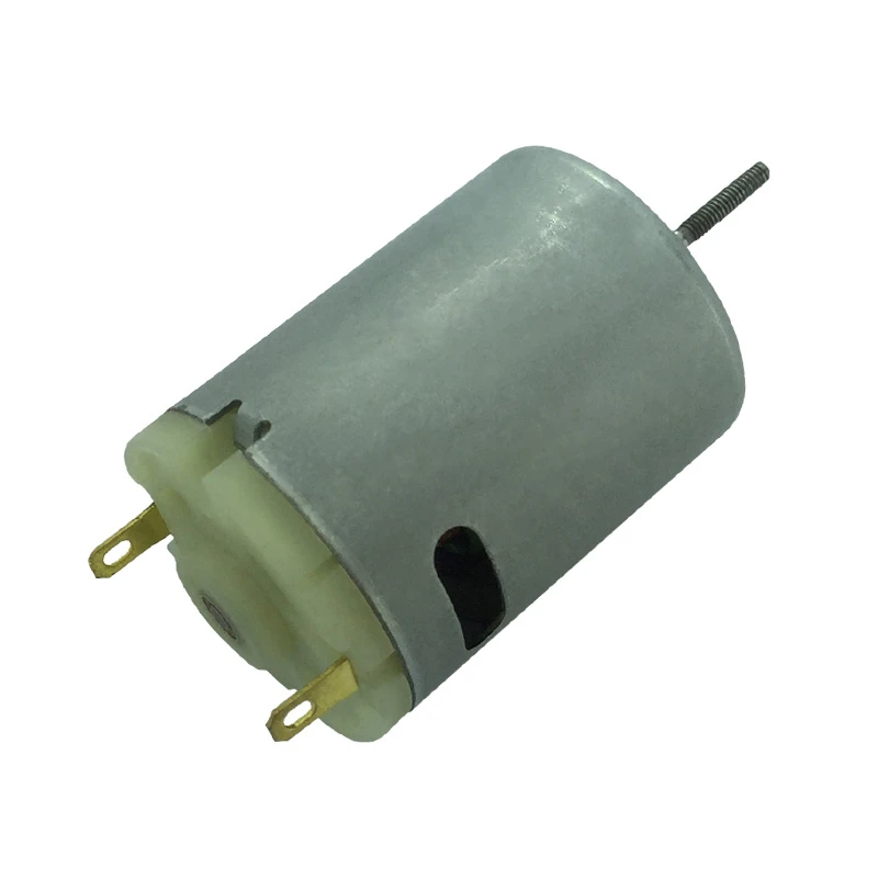 RS 385SD micro DC motor 12V 4560RPM 24V 9300RPM high speed motor thread ...
