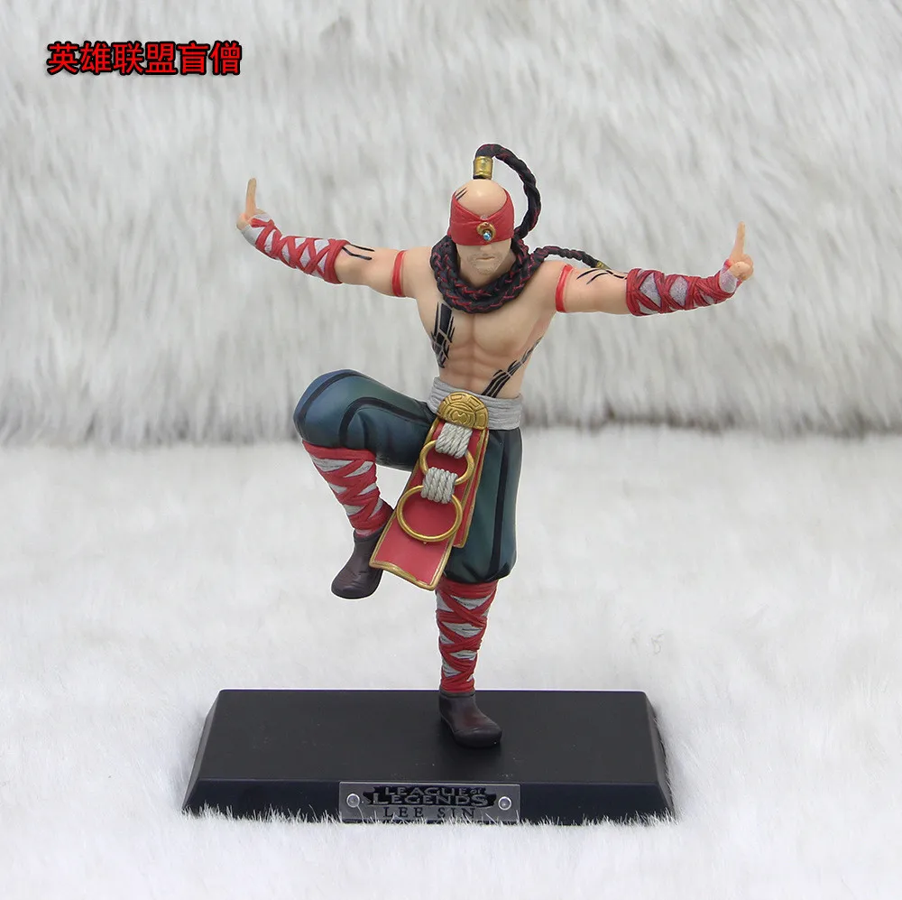 Lol Action Figure Lee Sin The Blind Monk 18cm Pvc Lol Figure Model Toys ...