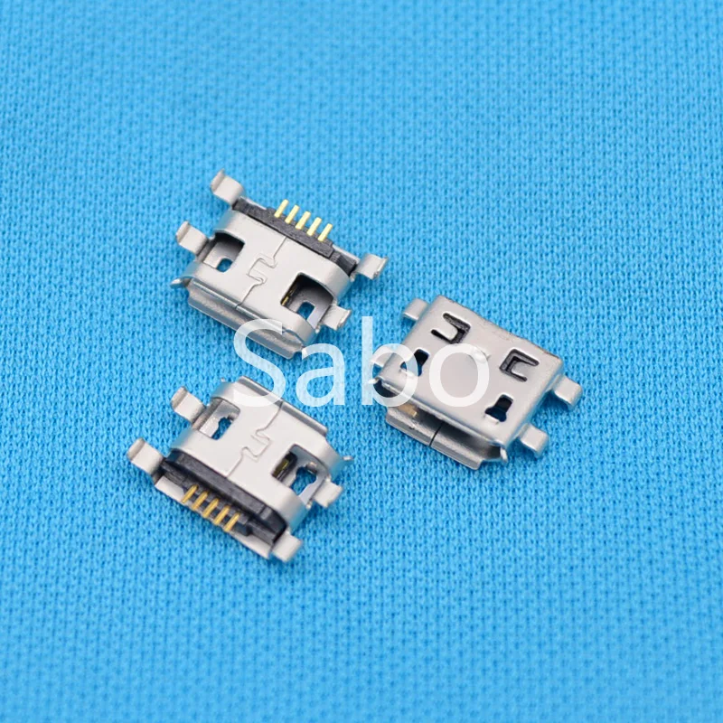 10pcs Micro Usb 5pin B Type Female Connector For Mobile Phone Micro Usb ...