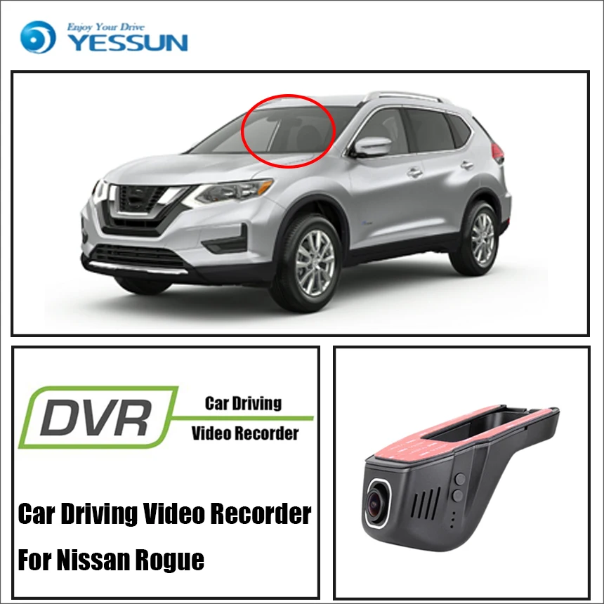 YESSUN HD 1080P Car DVR Digital Video Recorder For Nissan Rogue Front ...