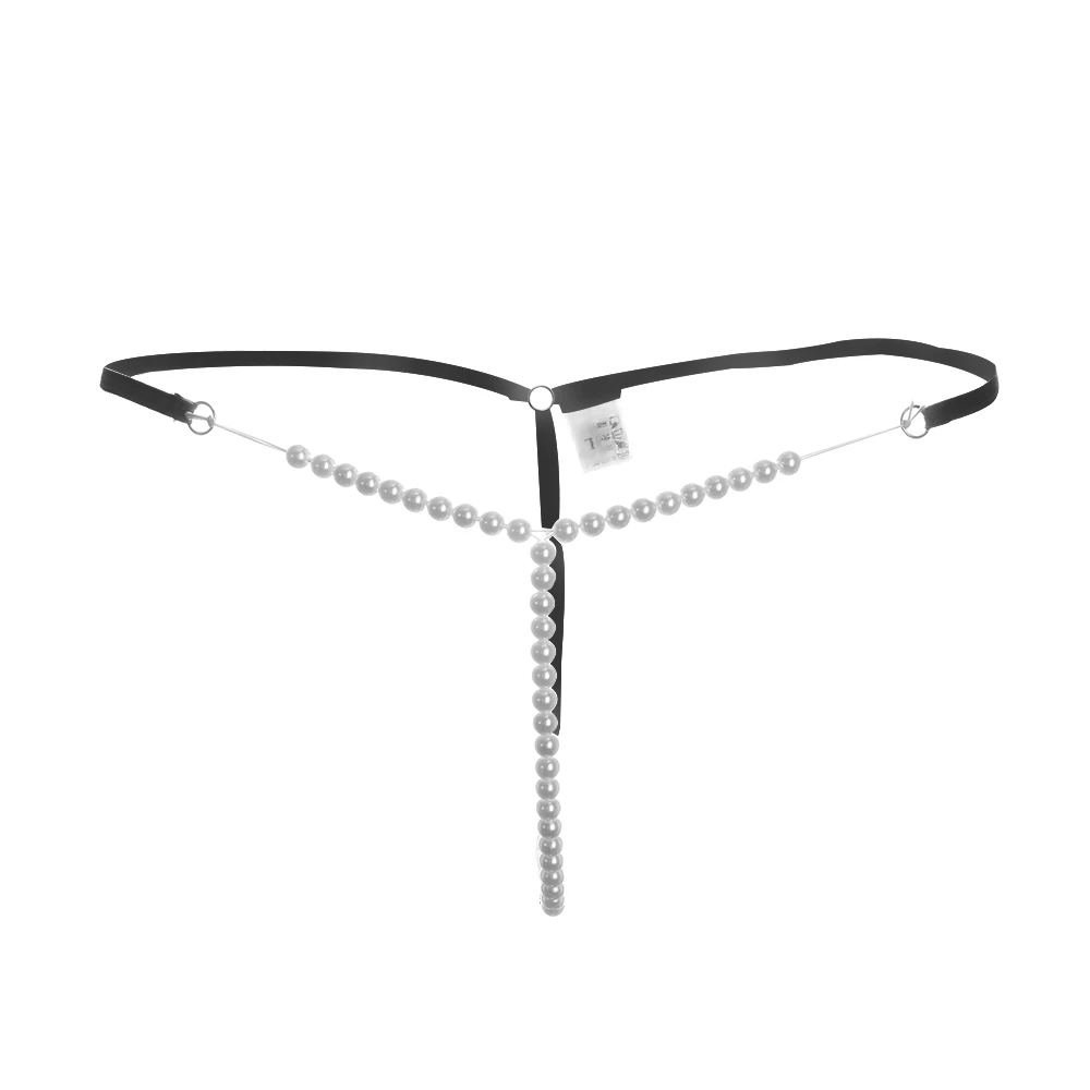1pc Sexy Pearl G-string Elastic Seamless Briefs Thongs Briefs Underwear ...