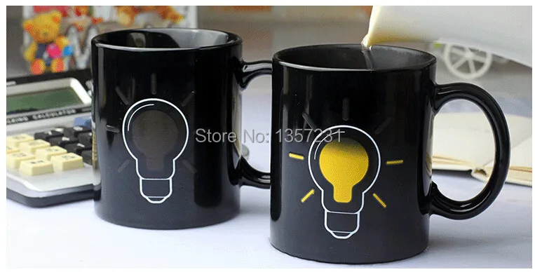 Wholesale 12pcs/lot Thermal Light Bulb Mug by Iskander Mukhamadeyev The ...