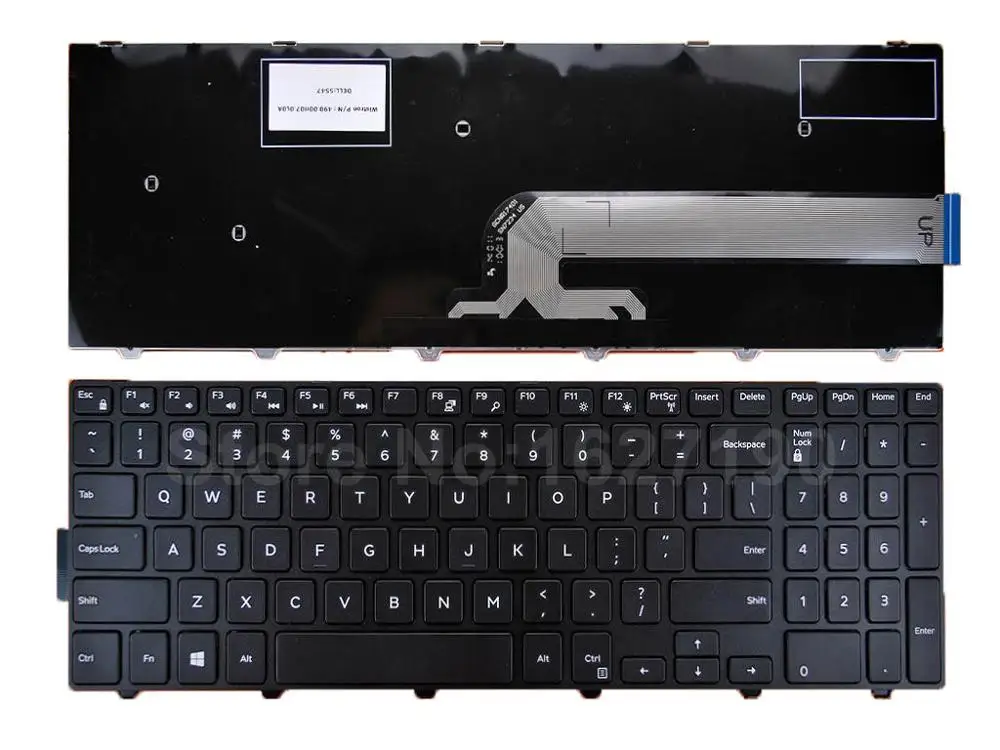 NEW US layout/Letter Laptop Keyboard for Dell Inspiron 15 5000 Series ...