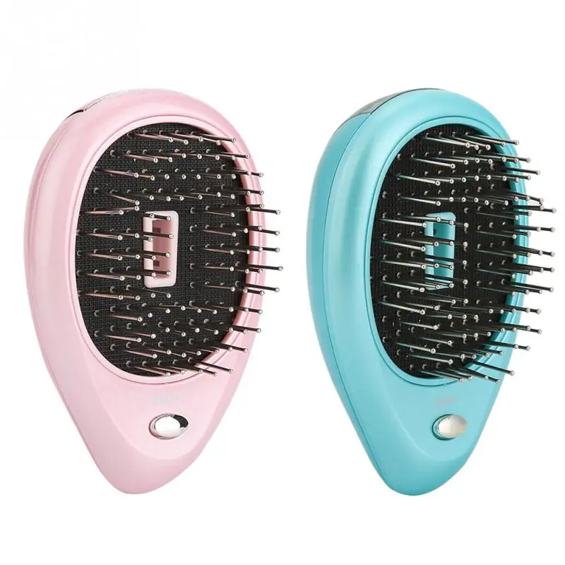 Portable Electric Ionic Scalp Massaging Caring Brush Vibration Comb ...