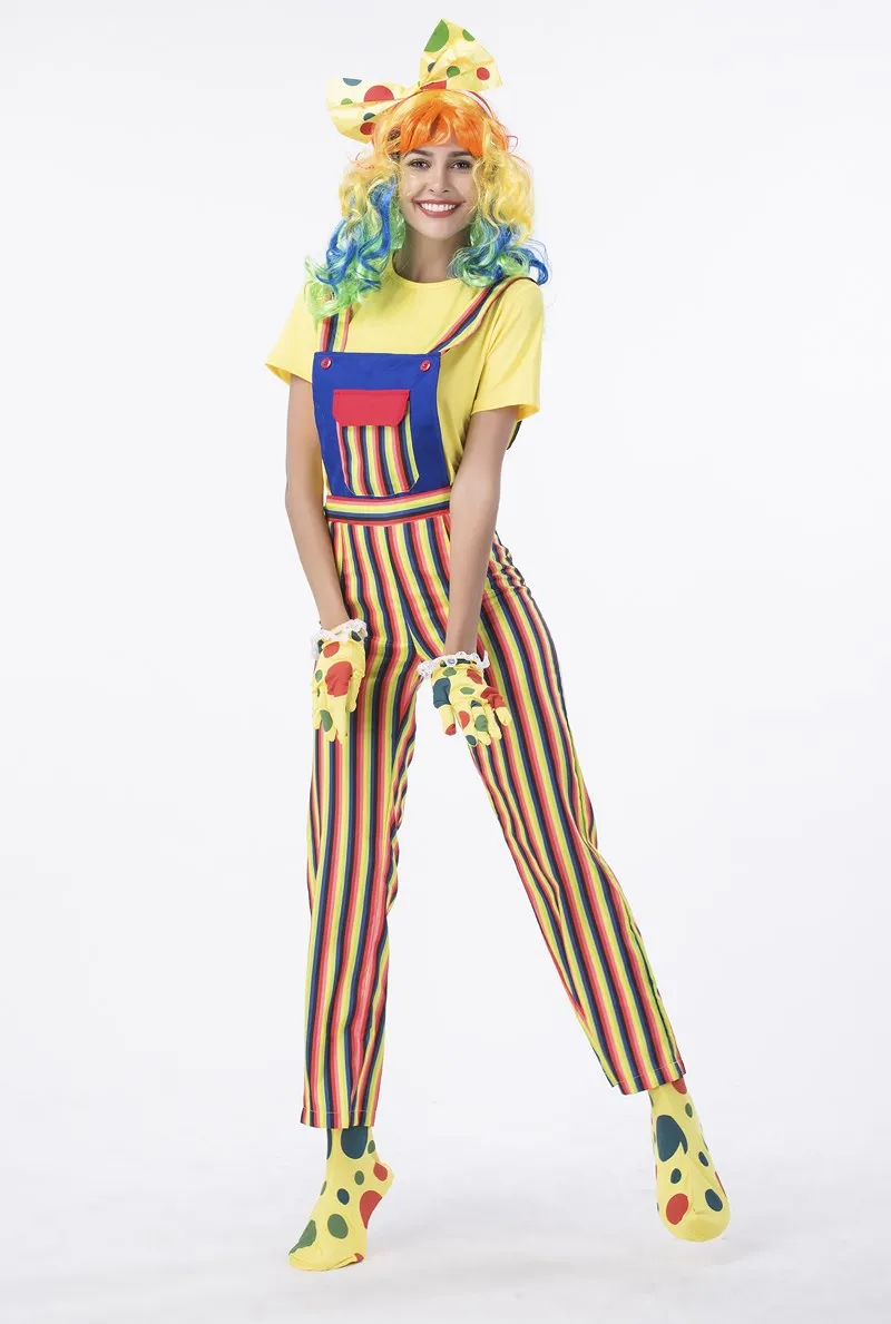 Fantasy Women Clown Costume Fancy Female Party Outfits Performance ...