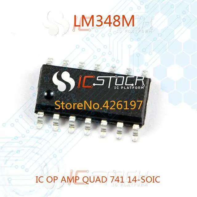 무료 배송 LM348M IC OP 앰프 쿼드 741 14 SOIC 348 LM348 10 개|amp amplifier|quad ...