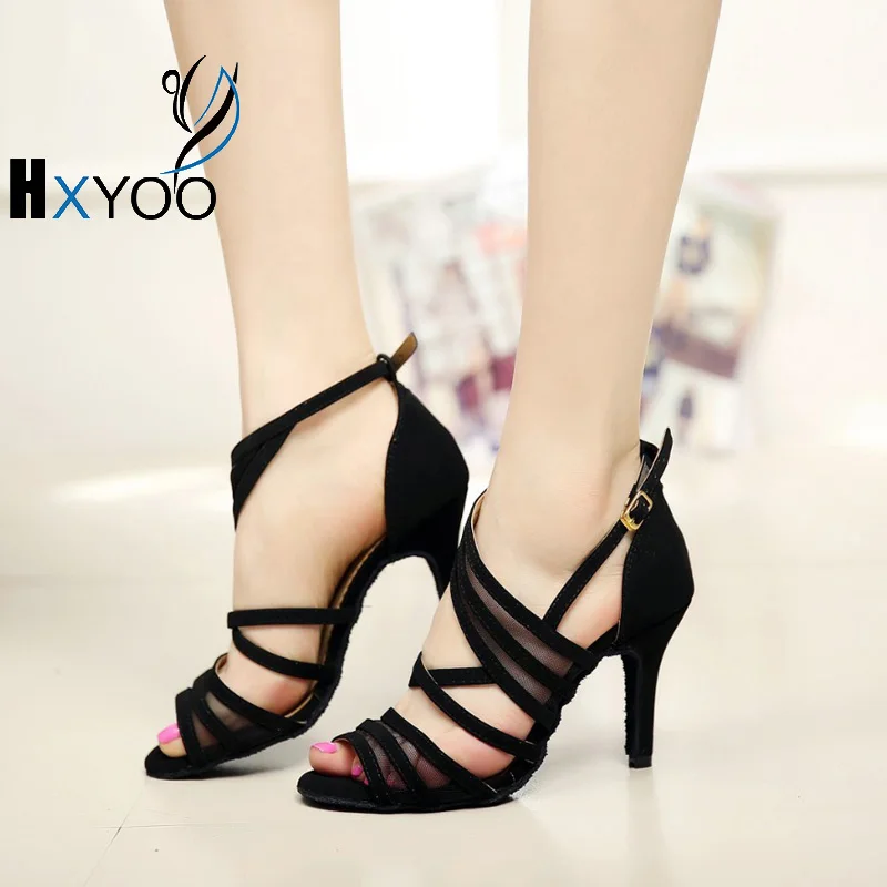 2018-Ladies-Ballroom-Latin-Dance-Shoes-Women-Black-Salsa-Tango-Shoes ...