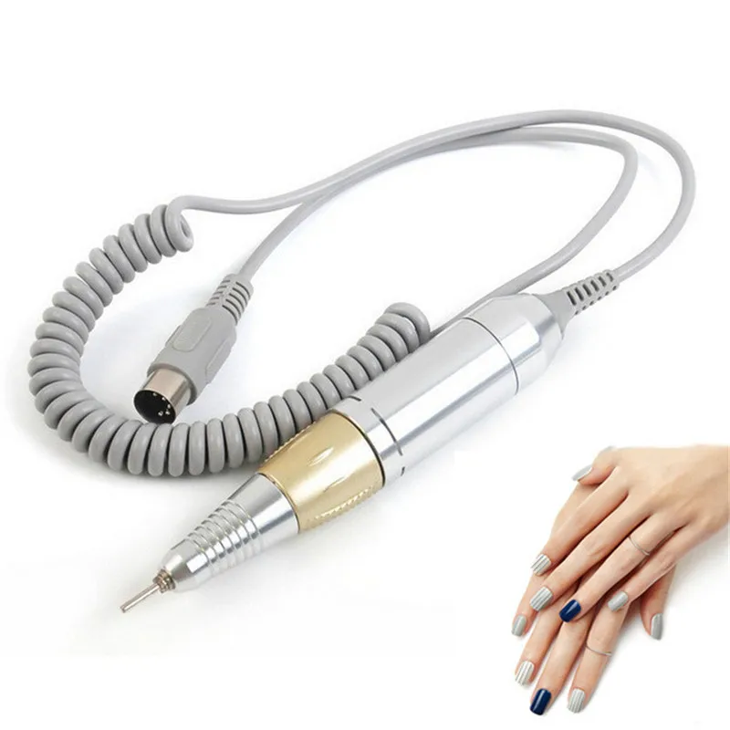 35000RPM Nail Drill Pen Strong Power Handle File Bits Nails Polisher ...