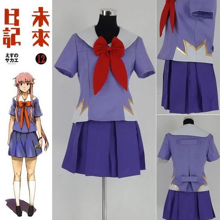 Online Kaufen Großhandel yuno gasai kostüm cosplay aus China yuno gasai ...