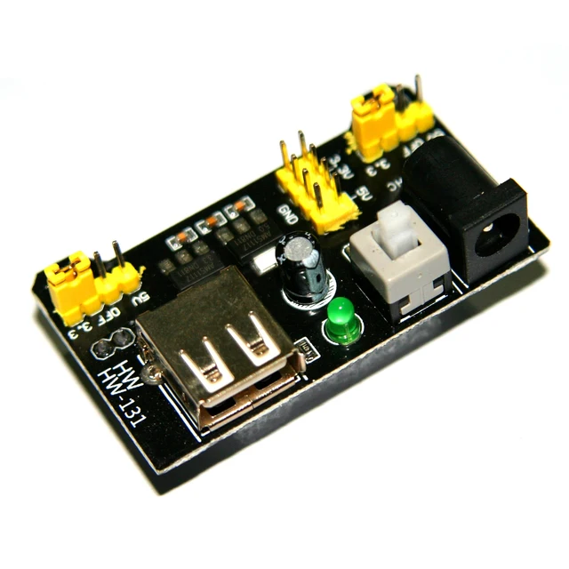 MB102 Breadboard Power Supply Module 3.3V 5V Solderless Breadboard ...