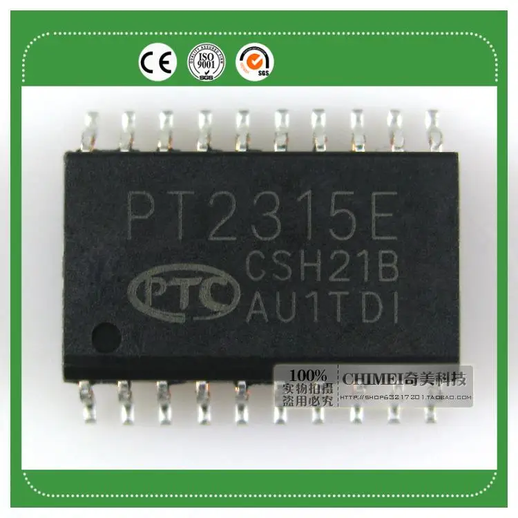 Free Delivery.PT2315 PT2315E channel audio processing IC chip ...