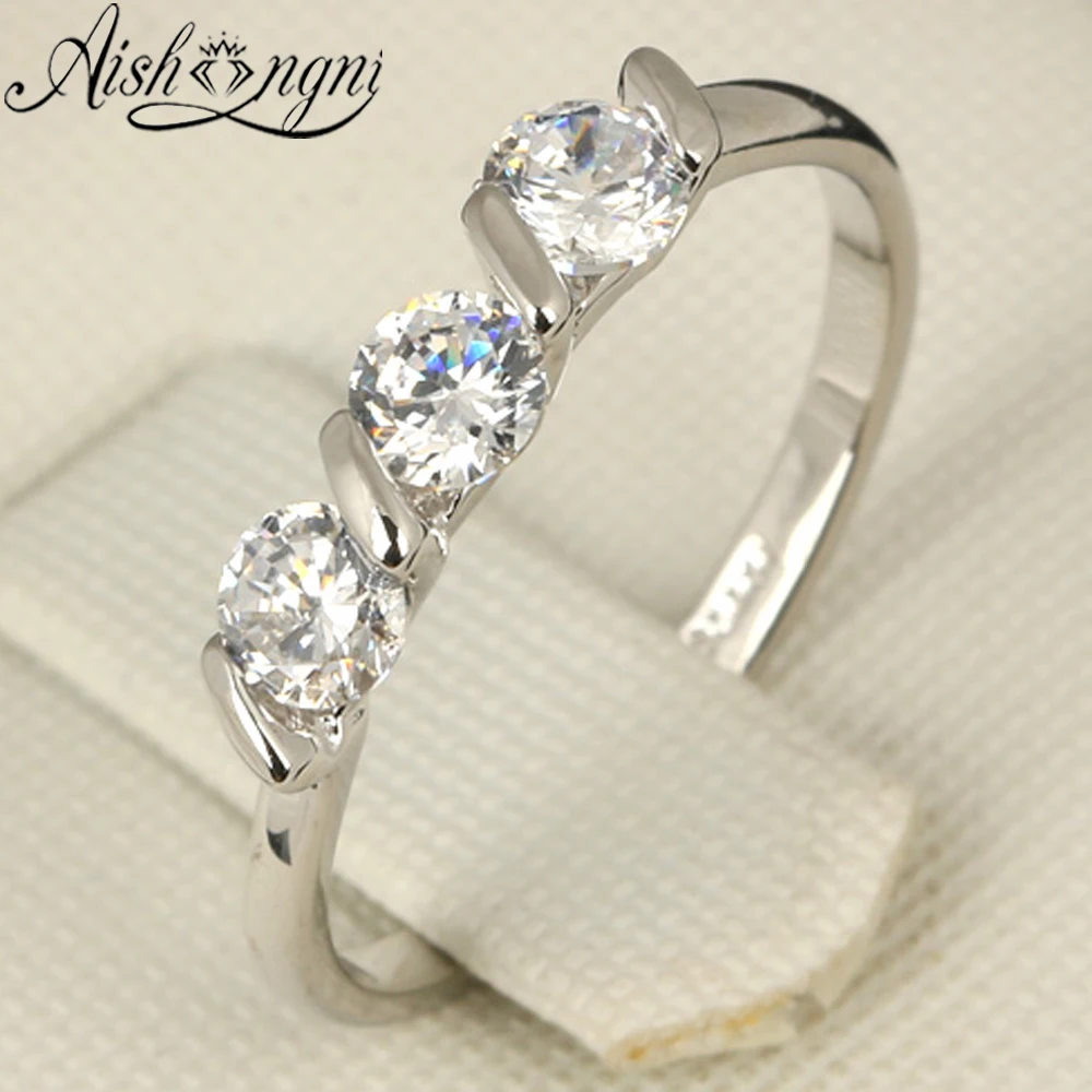 Charm Wedding Rings for Women Gift Jewelry AAA Cubic Zirconia Ring ...