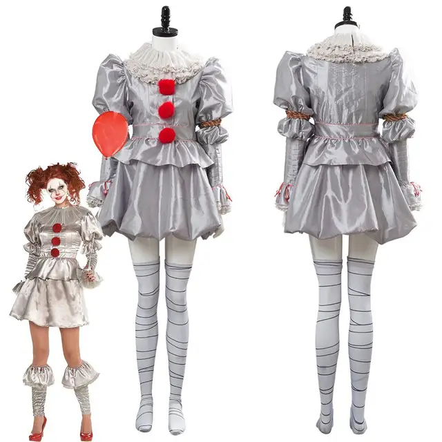 Pennywise Stephen King It Clown Cosplay Costume - AllCosplay.com