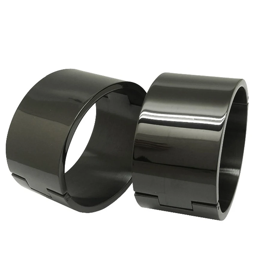ACECHANNEL-polished-stainless-steel-wrist-ankle-cuffs-lockable-bangle ...
