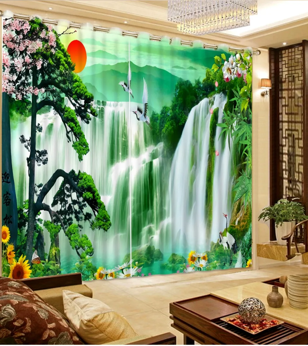 3d curtains 3D Printing Curtains Beautiful Lifelike HD 3D Curtains ...
