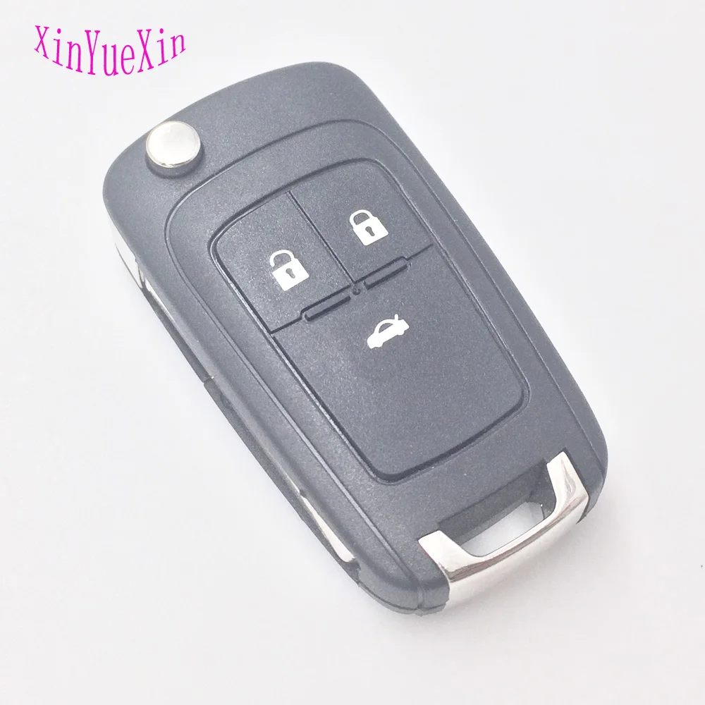XinYueXin 3Buttons Flip Key For VAUXHALL OPEL Insignia Astra J Zafira C ...