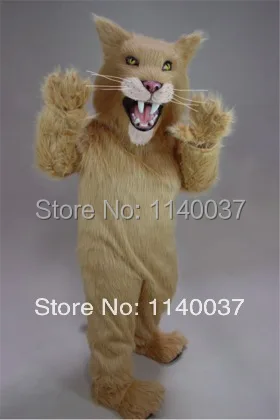 Mascot Long Hair Material Saber Tooth Mascot Costumes Outfits Suits For ...