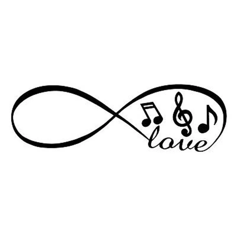 Music Note Infinity Symbol
