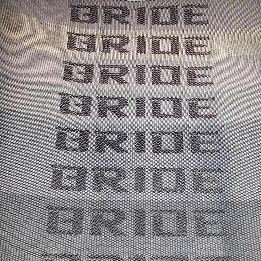 Black Gradation Jdm Bride Fabric For Racing Seat Cover Door Panel Insert Headliner 1m X 16m In