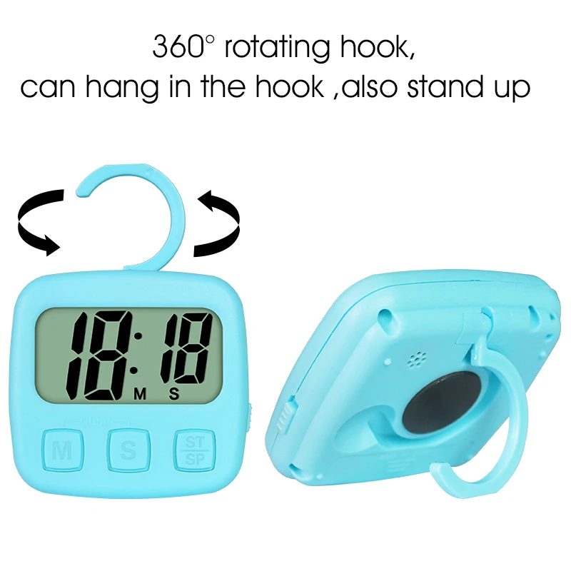 Buy Fridge Magnetic Timer Creative Kitchen Tools Swivel Hook Timer Hanging