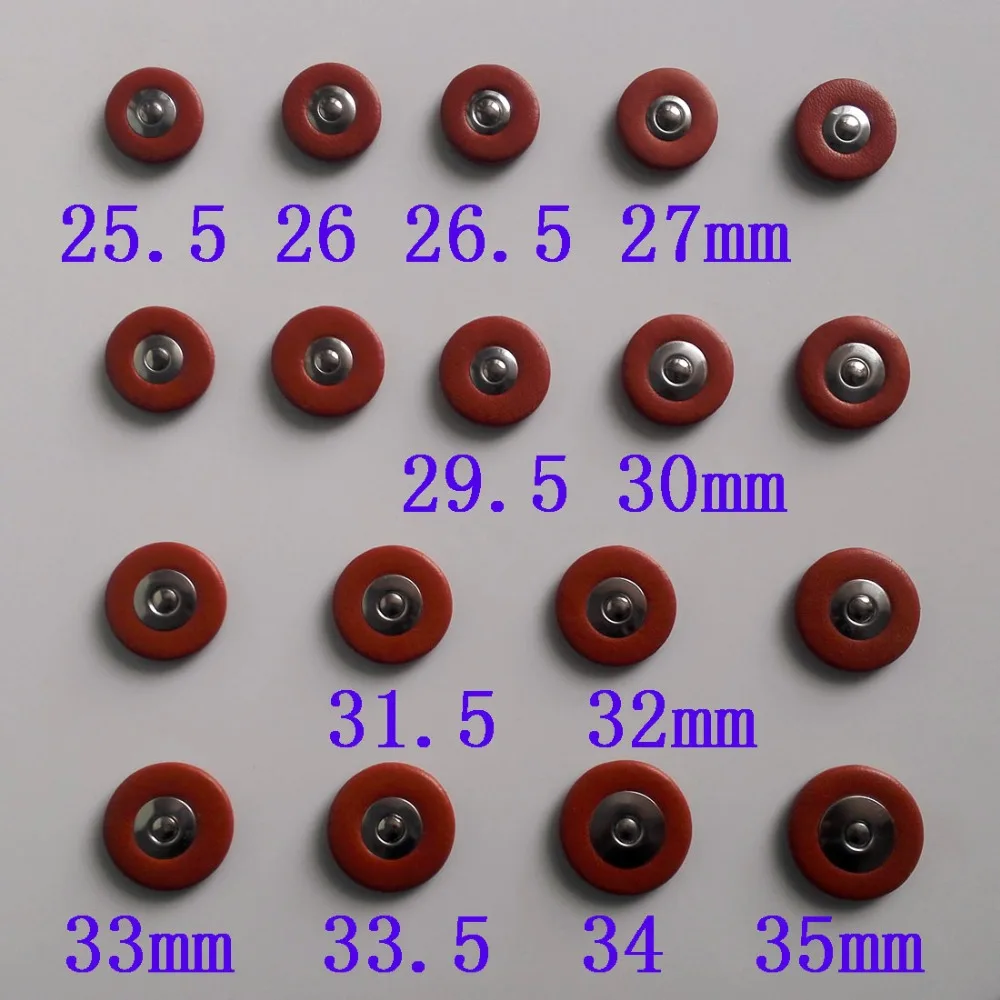 (15 Pieces/Lot) 25.5mm 26mm To 35.0mm Individual Saxophone Metal Pads ...