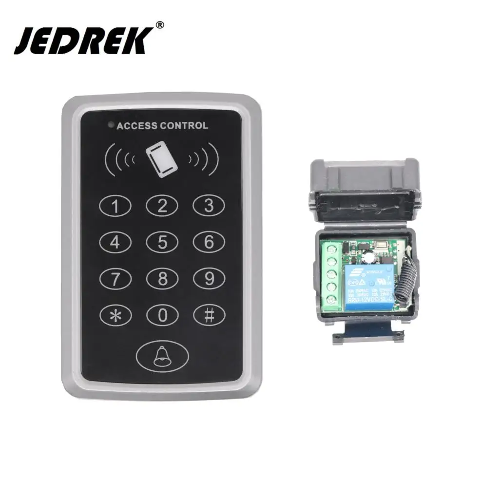 12V RFID 125khz + Wireless 315mhz/433mh + password Keypad door opener ...