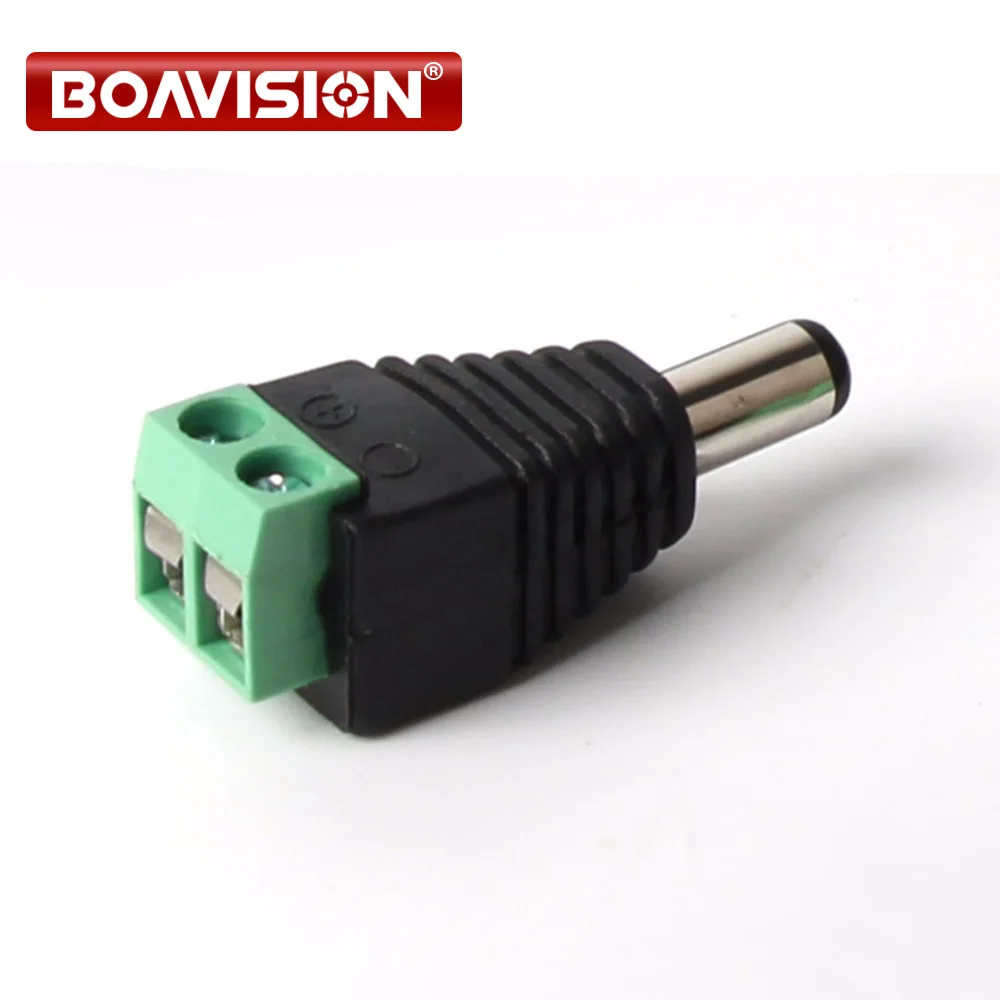 5.5/2.1mm Dc Connector Cctv Utp Cable Power Plug Adapter Cable Dc/ac 2 ...