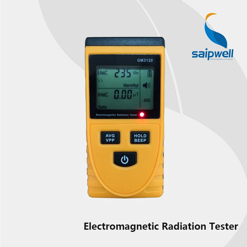 English UI CE Certificated Digital LCD Electromagnetic Radiation ...