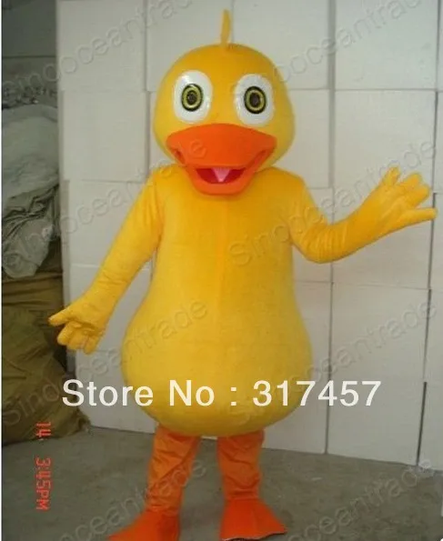 YELLOW DUCK Mascot Costume Adult Character Costume Cosplay mascot ...