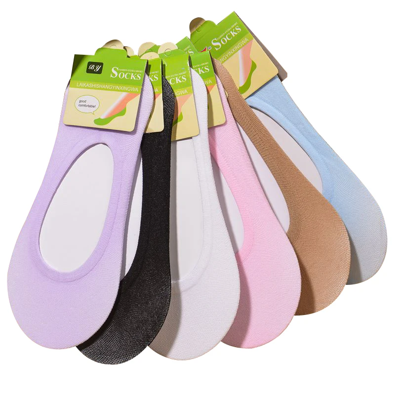 summer breathable mesh ultra thin invisible boat socks for women nylon ...