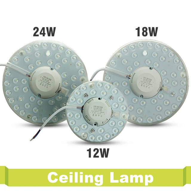 12W 18W 24W Round PCB LED Board Light LED Board Panel Circular Tube ...