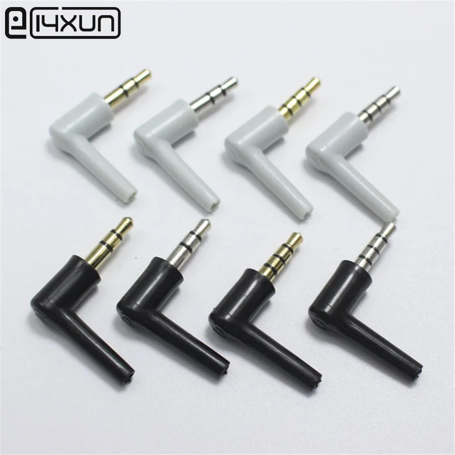 10pcs-3-5mm-3-4-Pole-Stereo-Headset-Plug-90-degrees-soldering-audio ...