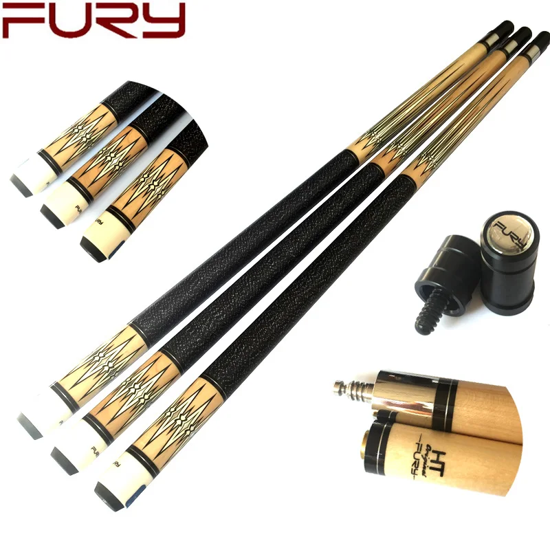 DL-12-Original-Fury-Cues-12-75mm-11-75mm-Brown-Pool-cue-sticks-Maple ...