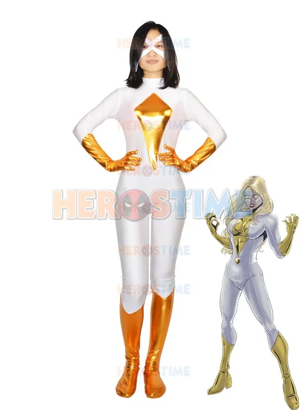 Free Shipping Marvel Comics Moonstone Costume Dr Karla Sofen Spandex Superhero Zentai Halloween