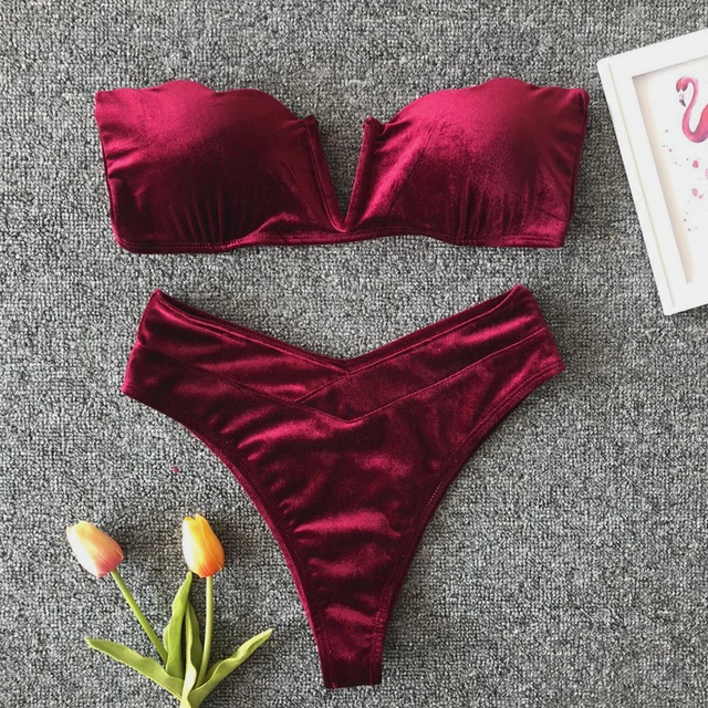 2 Piece Swimsuit Women Bikinis 2019 Mujer High Waist Bikini Sext
