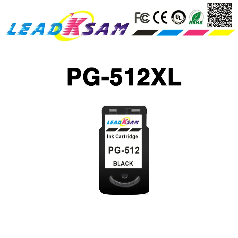 Cartucho de tinta Compatible con Canon PG 512, cartucho de tinta negro ...
