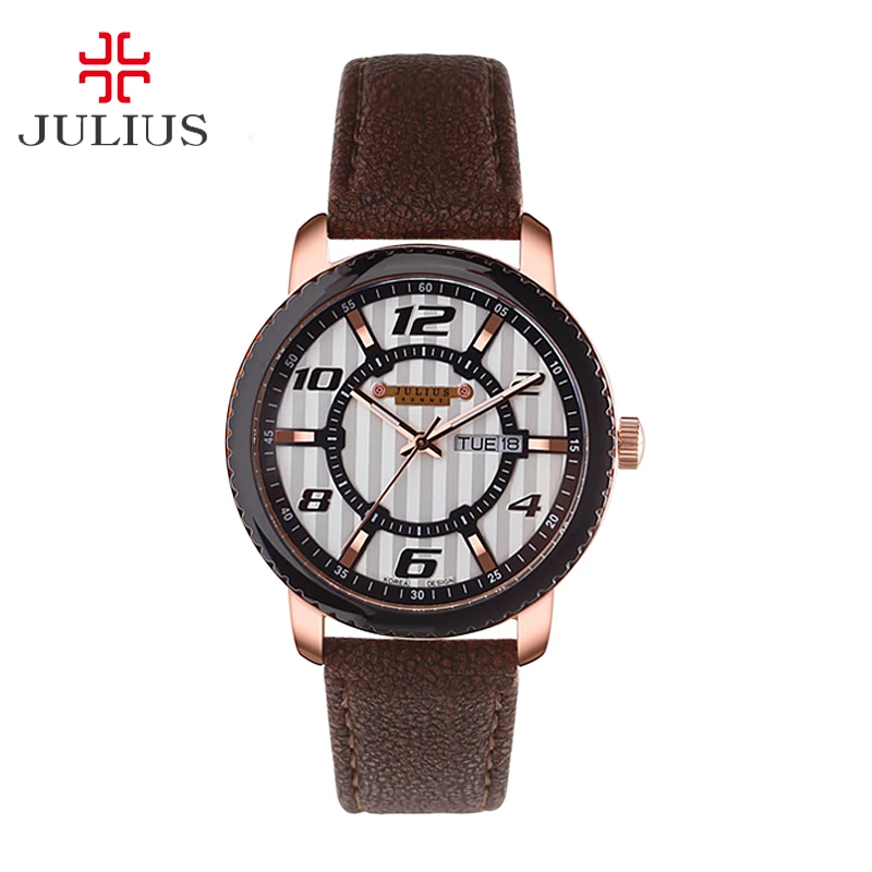 Top Julius Men's Homme Wrist Watch Japan Quartz Fashion Business Hours ...