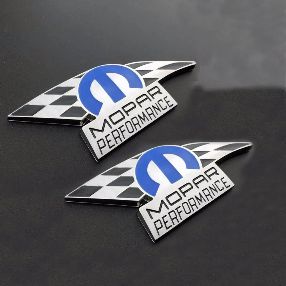 2x Mopar Performance emblems 3D badge Decals Sticker for Charger 300 ...