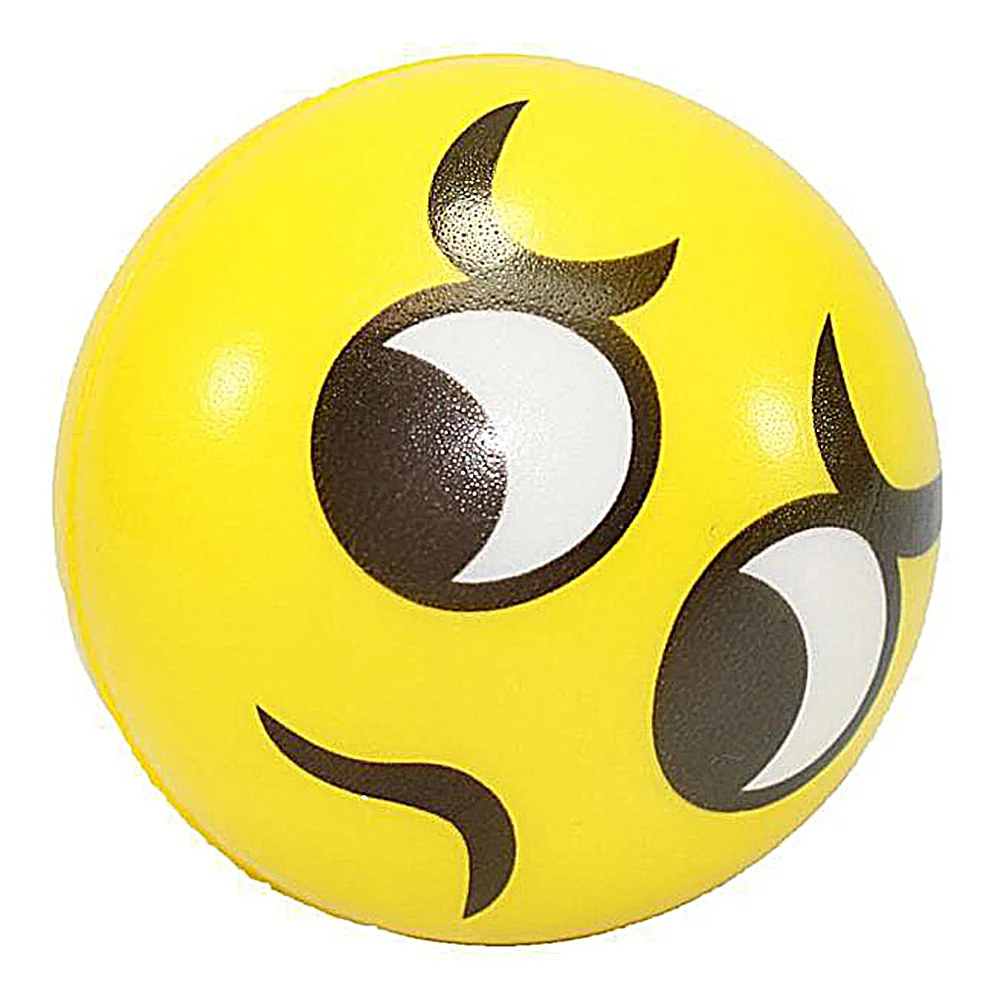 מוצר - 12Pcs/lot Funny Emoji Faces Squeeze Ball Anti Stress Hand Wrist ...