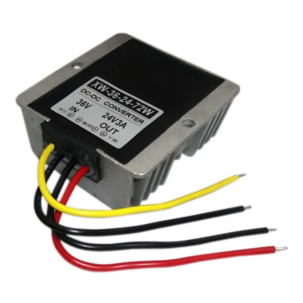 2017 High Quality DC 36V(30 60V) To 24V 3A 72W Step Down Adapter Car ...