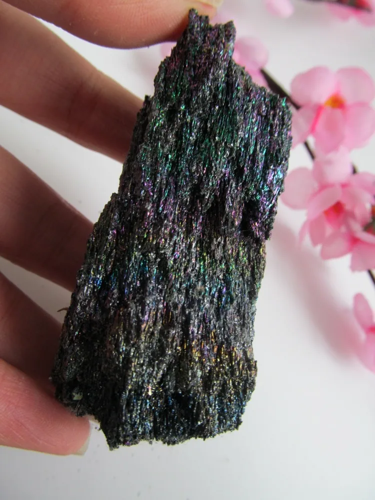 Natural Colorfu Silicon Carbide Colorful Ore Gem Ore Decoration Mineral ...
