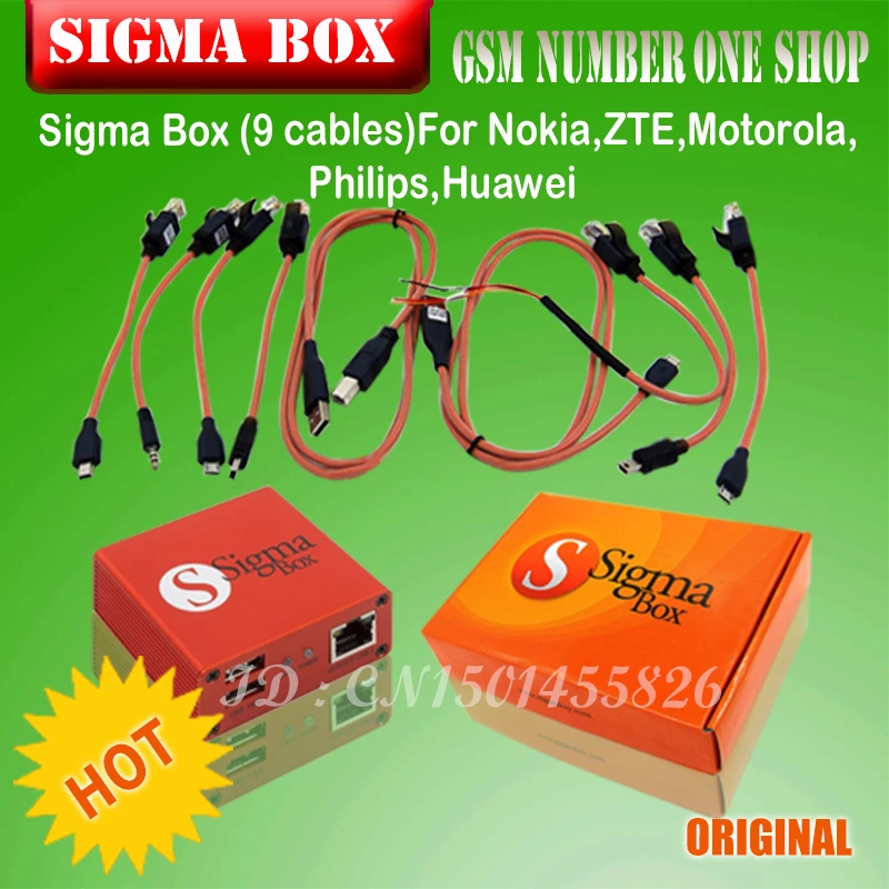 Gsmjustoncct Original Sigma Box Sigmabox Full Set For Mobile Phone ...