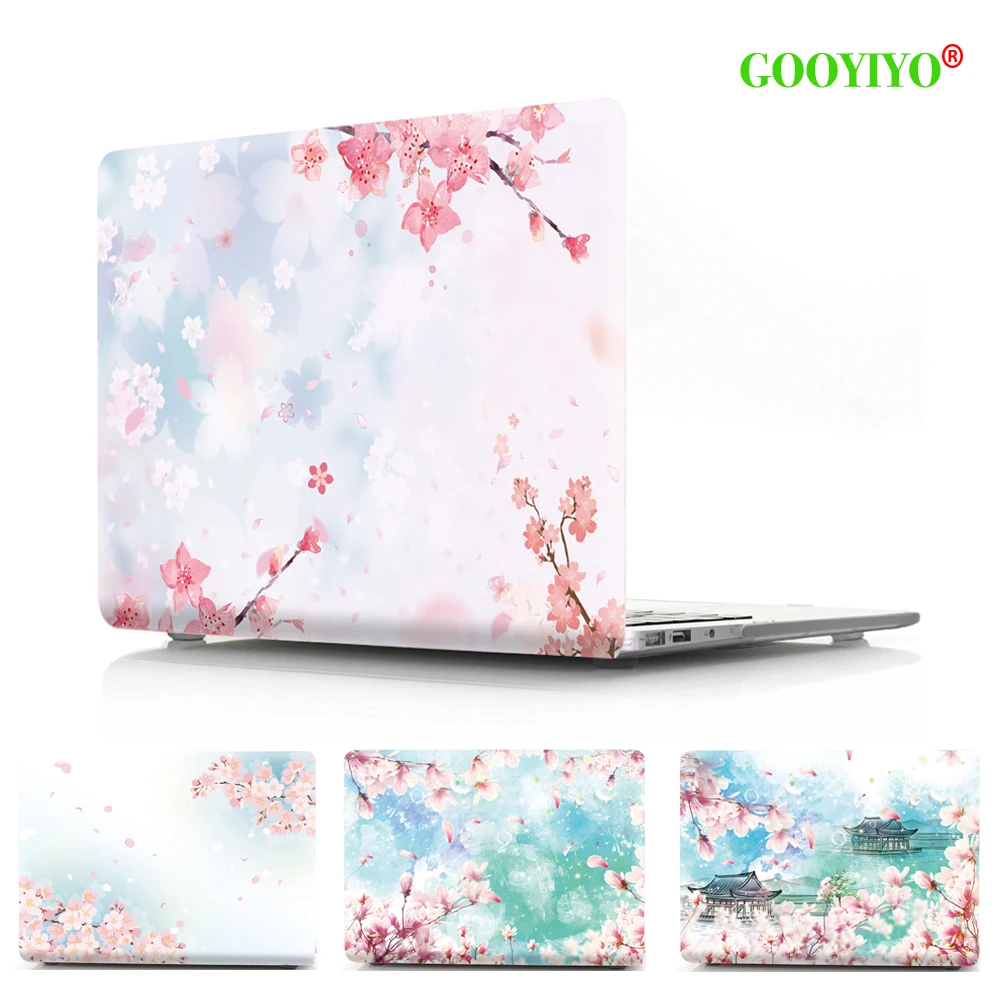 GOOYIYO 2018 New Laptop Hard PC Case Sakura Flora Shell, Cherry ...