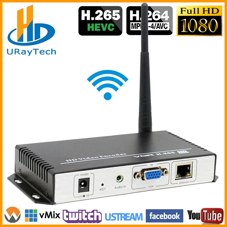 Aliexpress.com : Buy HEVC H.265 H.264 Wireless VGA To LAN Encoder VGA ...