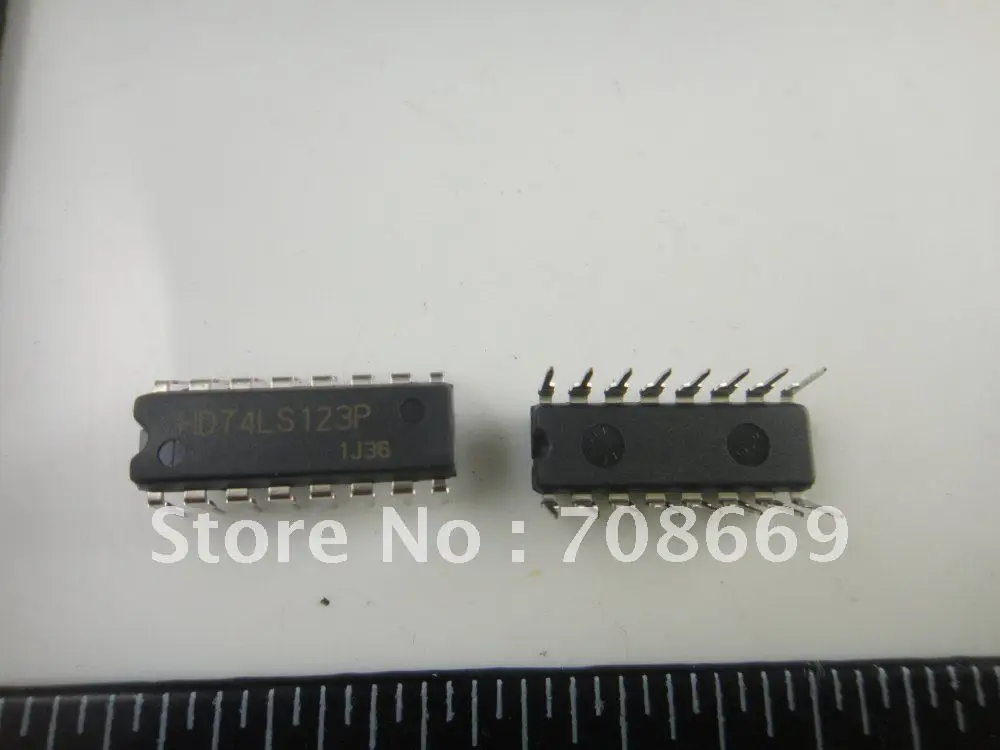 74LS123 74123 74LS123N 듀얼 Retriggerable 단 안정 멀티 바이브레이터 DIP 16 ...