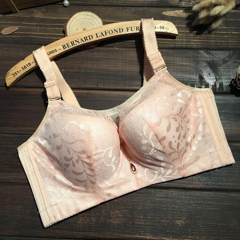 French Plus Size Bras For Women Bra 36 50 C D DD E F Cup Sexy Brassiere ...