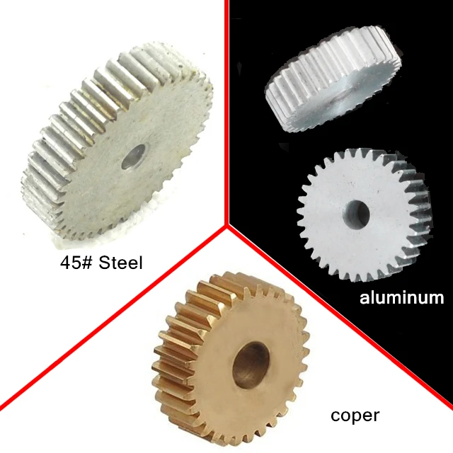 1 Piece Copper Flat Gear 0.5m 70t 71t 72t 73t 74t Metal Small Modulus ...
