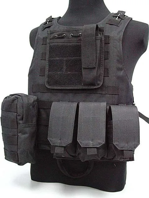 colete Airsoft Tactical Military Molle Soft Body Armor Plates Carrier ...