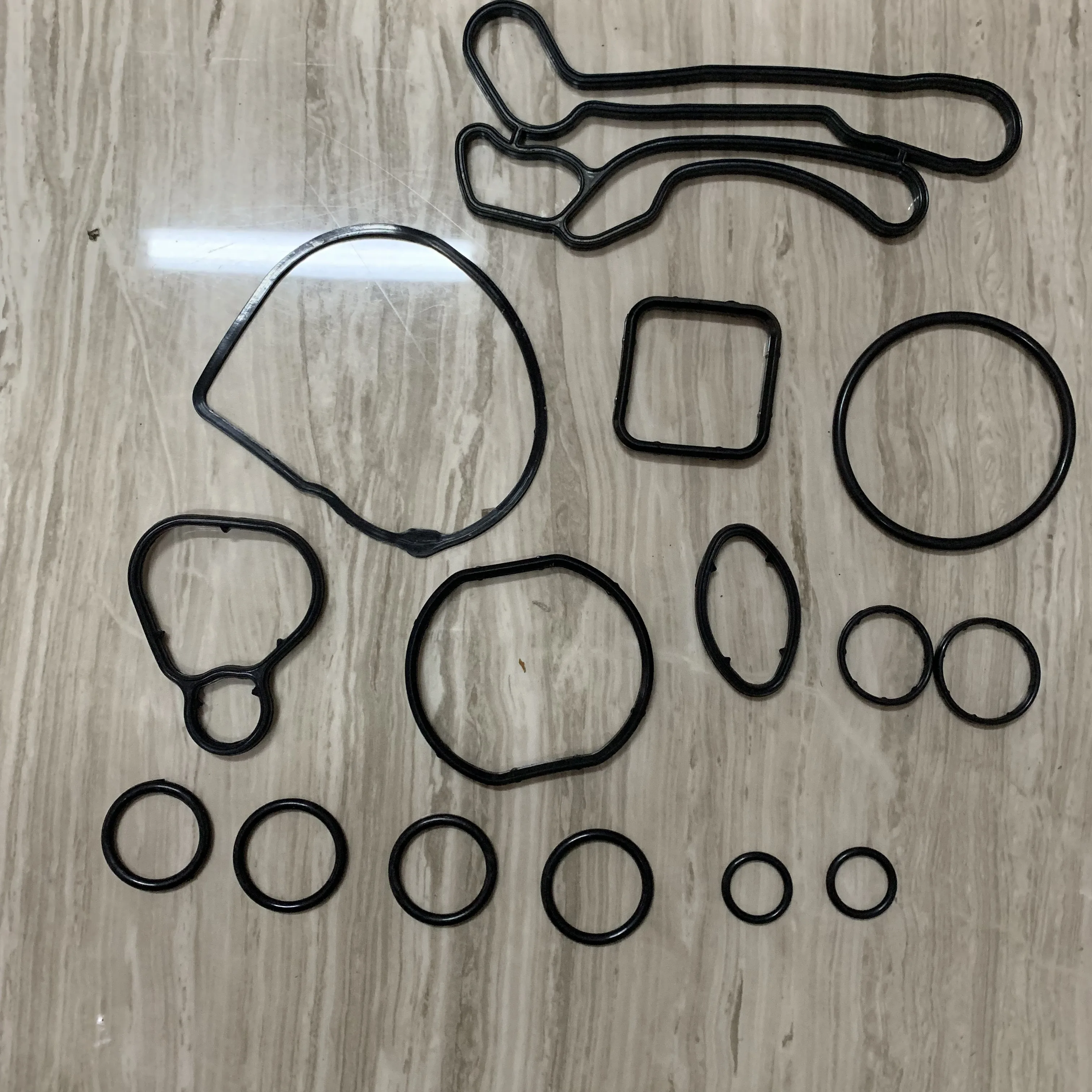 10 가방/몫 냉각 시스템 씰 오일 쿨러 가스켓 씰 OEM 55353321 55353328 Chevrolet Cruze 1.6L ...