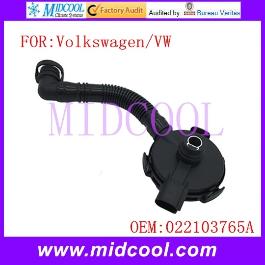 New Crankcase Vent Valve Exhaust Pipe use OE NO. 022103765A for ...